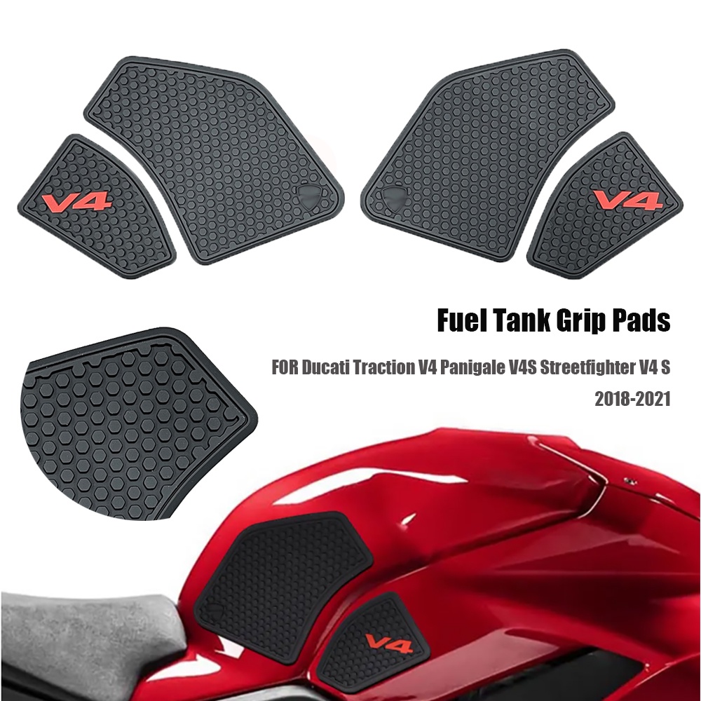 FOR Ducati Fuel Tank Grip Pads Knee Traction V4 Panigale V4S ...