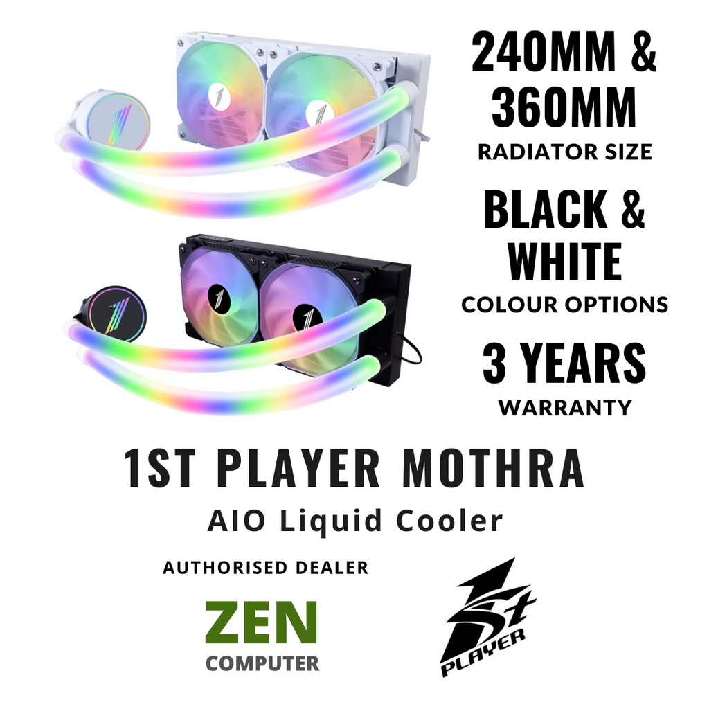 # 1ST PLAYER™️ MOTHRA SERIES MT240 MT360 (240mm / 360mm) | All-in-One ...