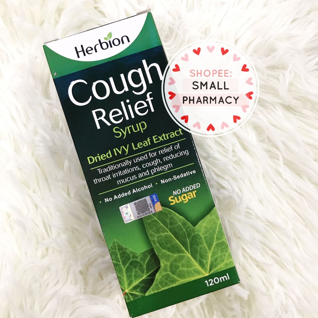*FRAGILE* Herbion Cough Relief Syrup with Dried Ivy Leaf Extract ...