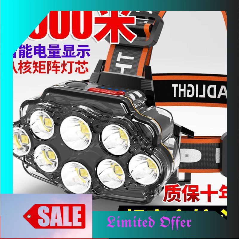 Lampu depan yang sangat terang, lampu suluh yang dipasang di kepala dengan jarak jauh yang kuat ...