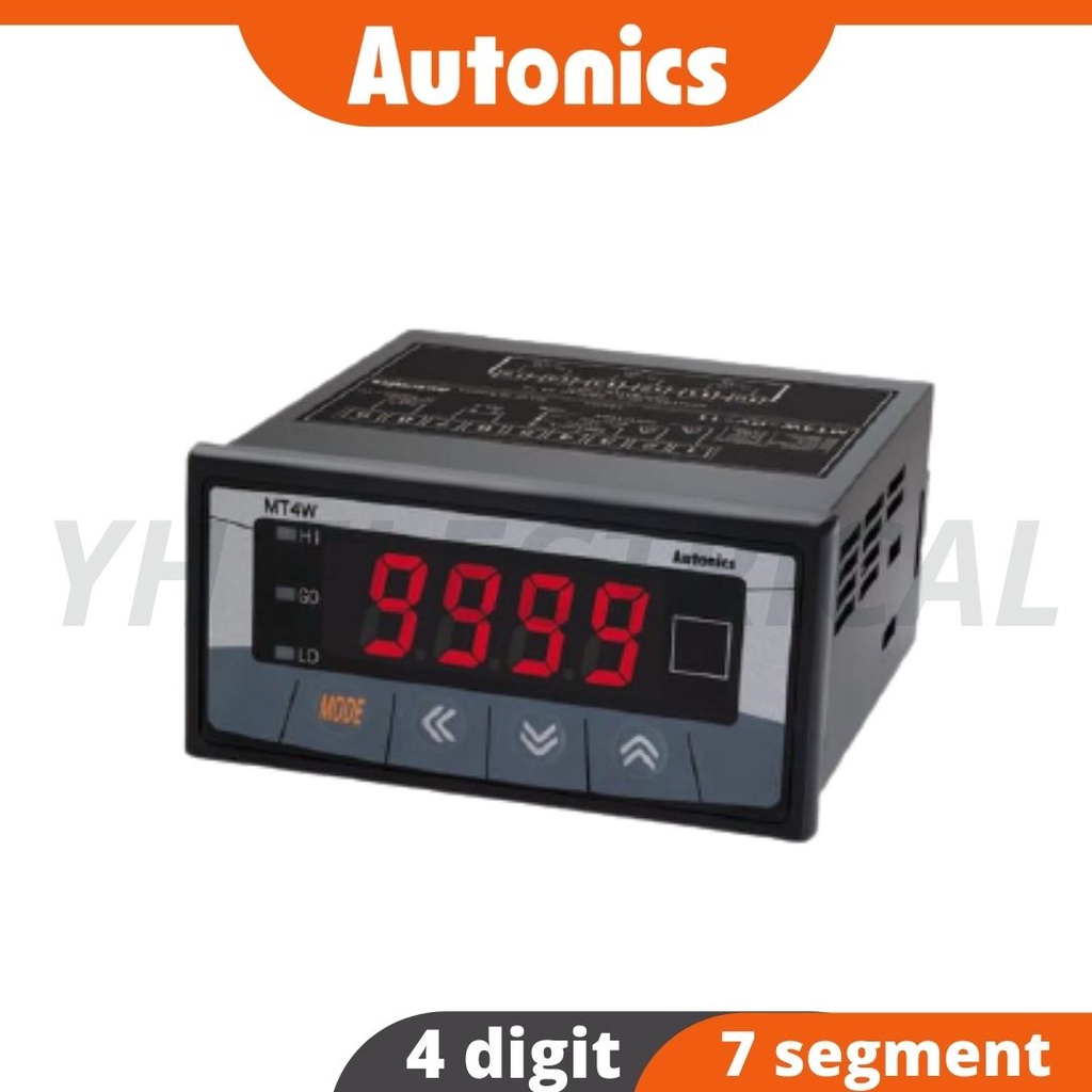 AUTONICS DIGITAL PANEL METER (4 DIGIT), AC AMPERE METER ~ 100-240VAC ...