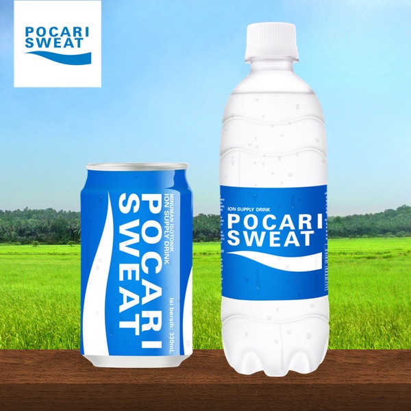 POCARI SWEAT Tin 330ML and Botol 500 ml Original Indonesia | Shopee ...