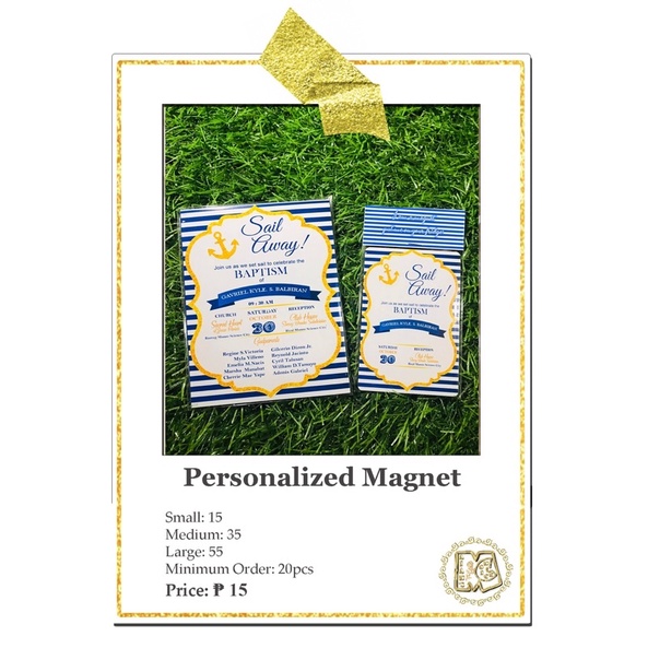 ATM ref magnet souvenir(free layout) | Shopee Malaysia