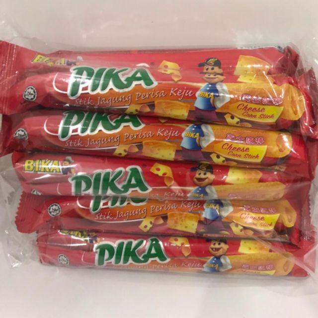 Bika 8pcs Keropok Bagi Bagi Pika Corn Stick Childhood Snack Makanan ...