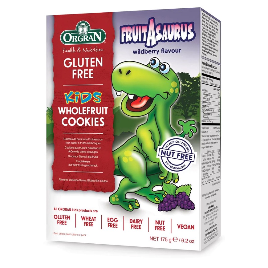 ORGRAN Kids Cookies Gluten Free Outback Animals Choco/Vanilla/Selfies ...