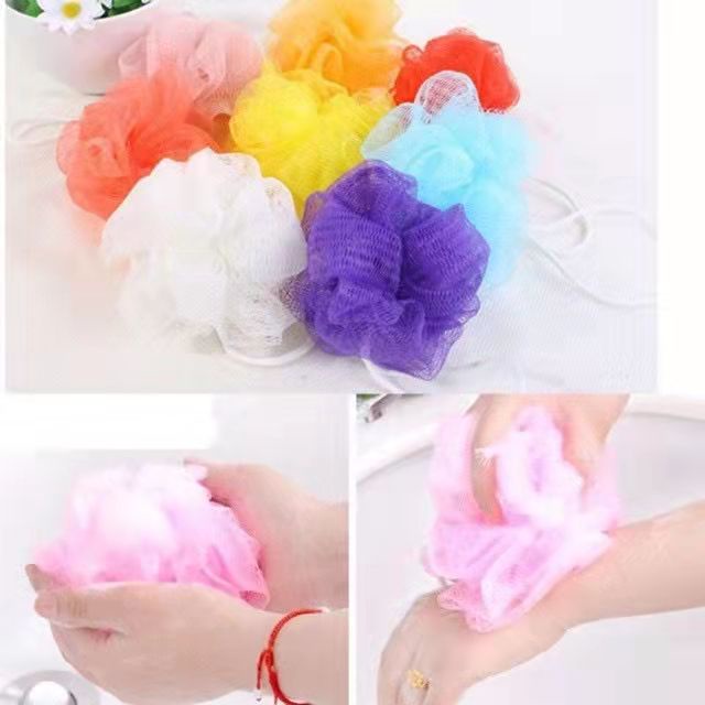 Bath Shower Mesh Net Ball Bath Shower Sponge | Shopee Malaysia