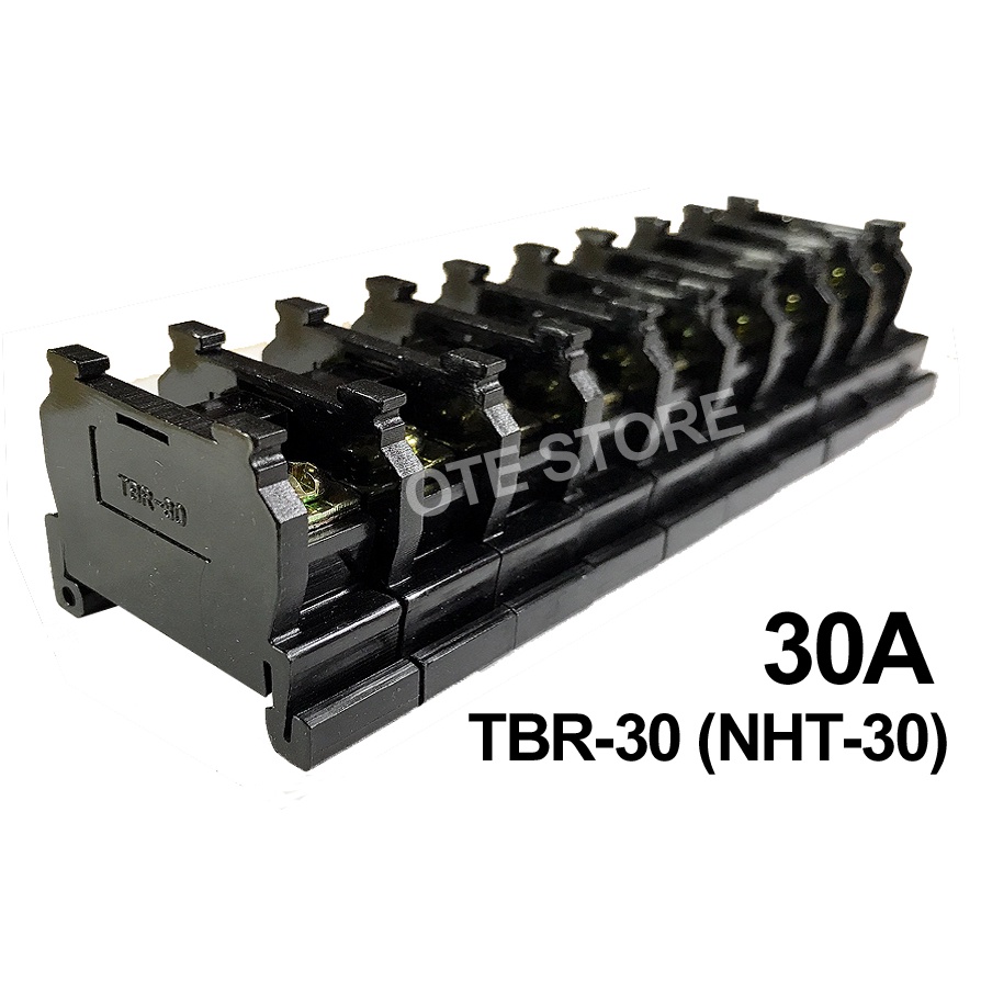 TBR-30-10 / NHT-30-10 10 Poles Type Din Rail Type Terminal Block (30A ...