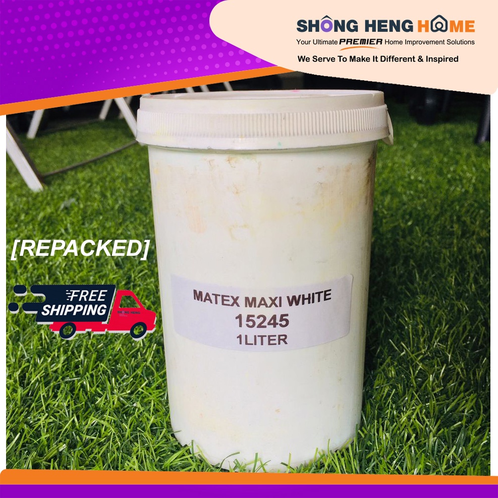 1L Cat Putih - Matex Maxi White 15245 | Maxilite White 15245 | Jotaplast Max White 0000 ...