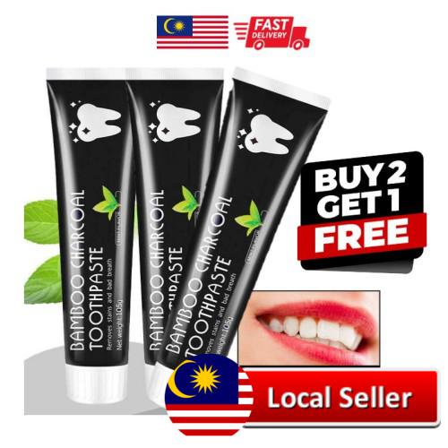 [ BUY 2 FREE 1 ] Special Offer 3 X 105g Activated Bamboo Charcoal ...