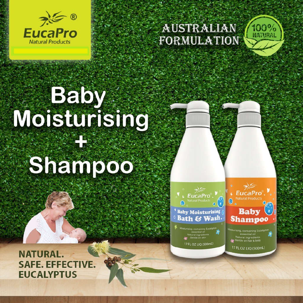 EUCAPRO BABY SHAMPOO 500ML/EUCAPRO BABY MOISTURIZING BATH & WASH 500ml ...
