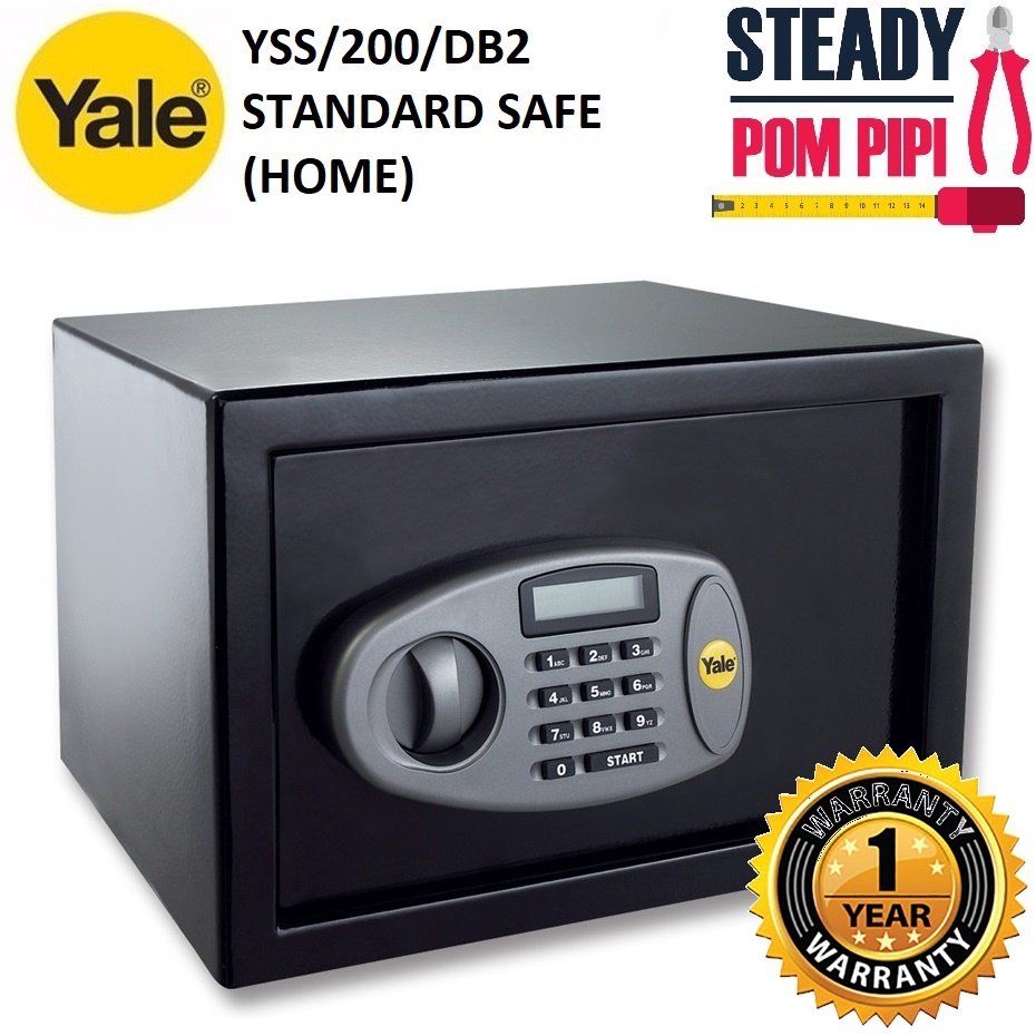 YALE YSS/200/DB2 STANDARD DIGITAL SAFETY BOX (HOME) / SAFE BOX / PETI ...