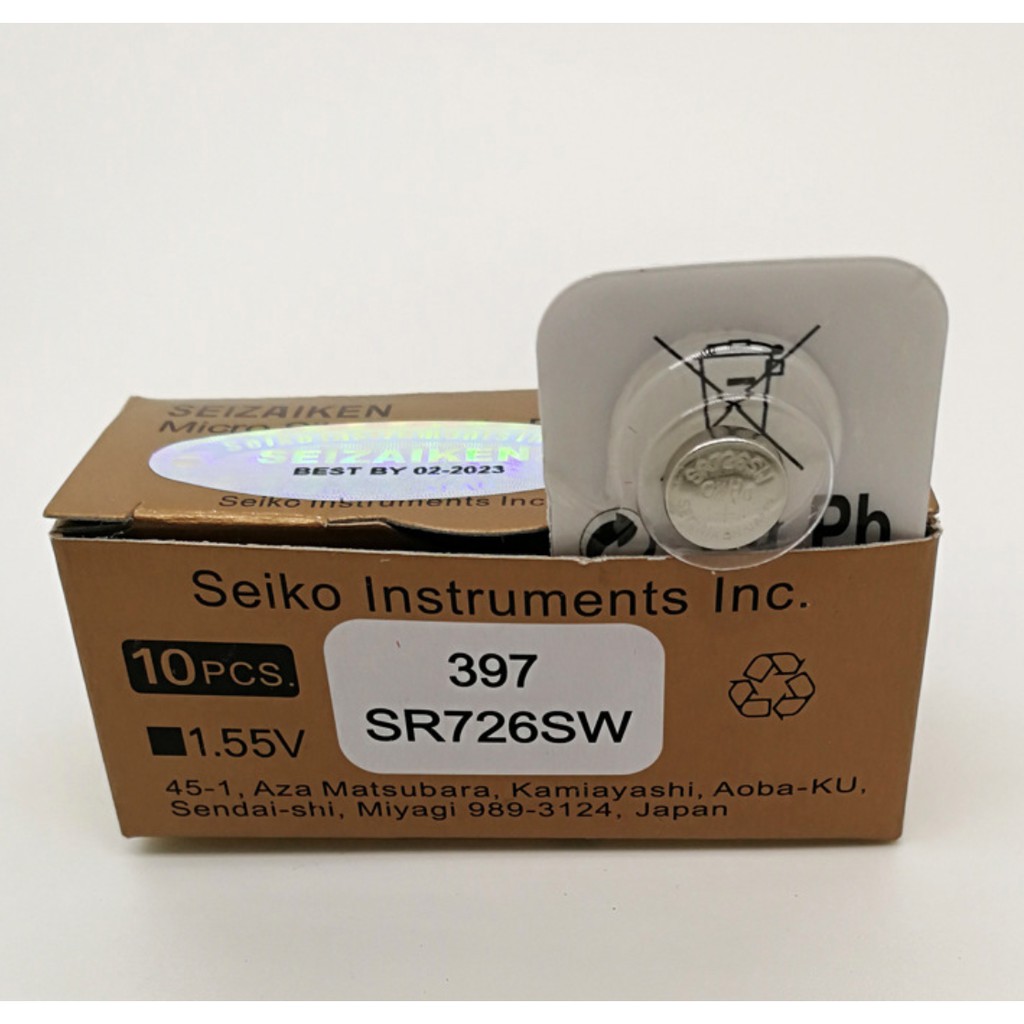 Original SEIZAIKEN SEIKO JAPAN WATCH BATTERY SR927SW/395 SR626SW/377 ...