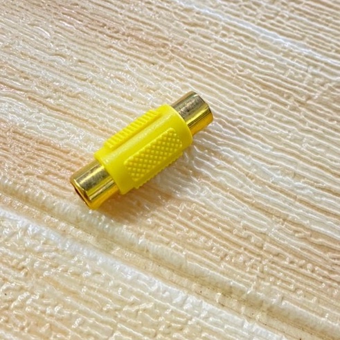 RCA CONNECTOR Extender Plug Jack 1Pin AV Audio Video Line Extension ...