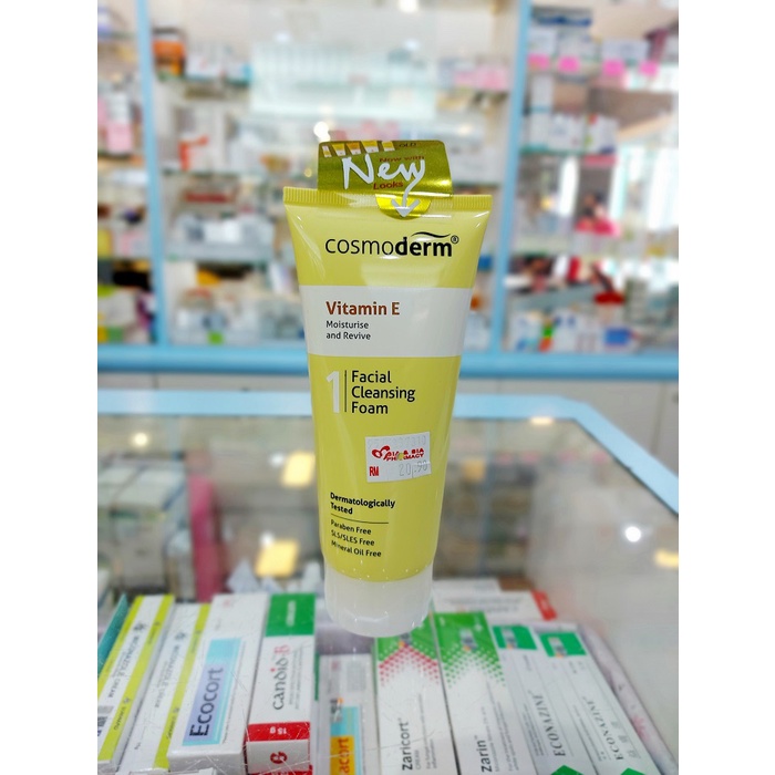 COSMODERM VIT. E FACIAL CLEANSING FOAM-125ML | Shopee Malaysia