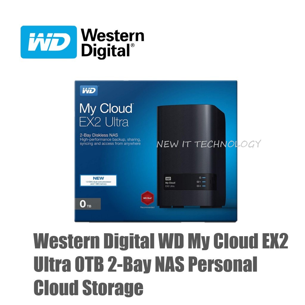 Western Digital WD My Cloud EX2 Ultra 2-Bay NAS Personal Cloud Storage ...
