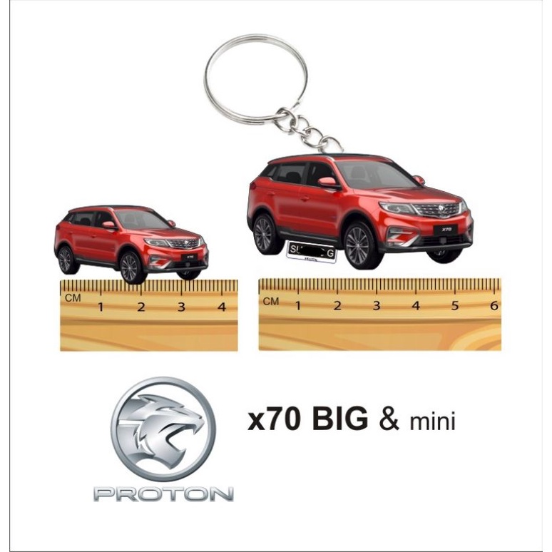 proton x70 red keychain 2d x70 merah | Shopee Malaysia