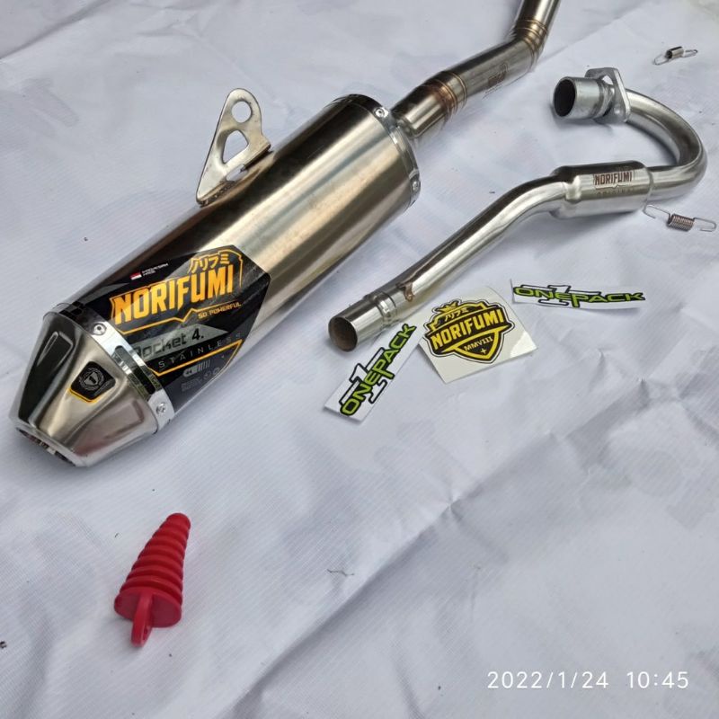 Norifumi Rocket Exhaust 4mws PNP MOTOR KLX 150 CRF 150 D-TRACKER 150 ...