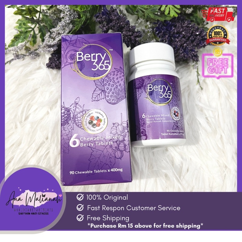 (Hot Selling🔥) Berry 365 Synergy Food@Optiberry Ready Stock 90biji 💯 ...