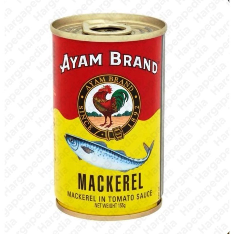 Ayam Brand mackerel in Tomato Sauce (155g) | Shopee Malaysia