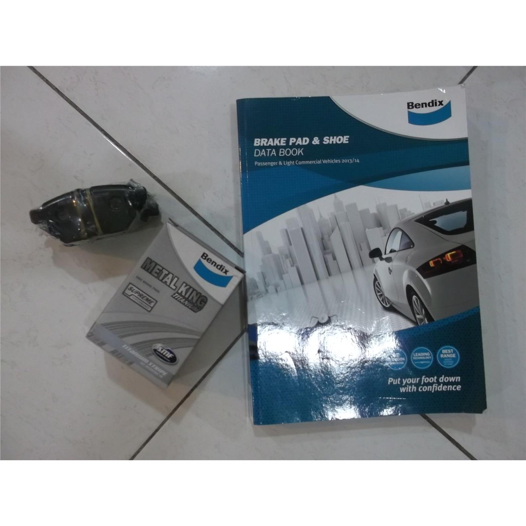 BENDIX METAL KING TITANIUM REAR PAD TOYOTA VIOS NCP93 NCP150 ALTIS ...