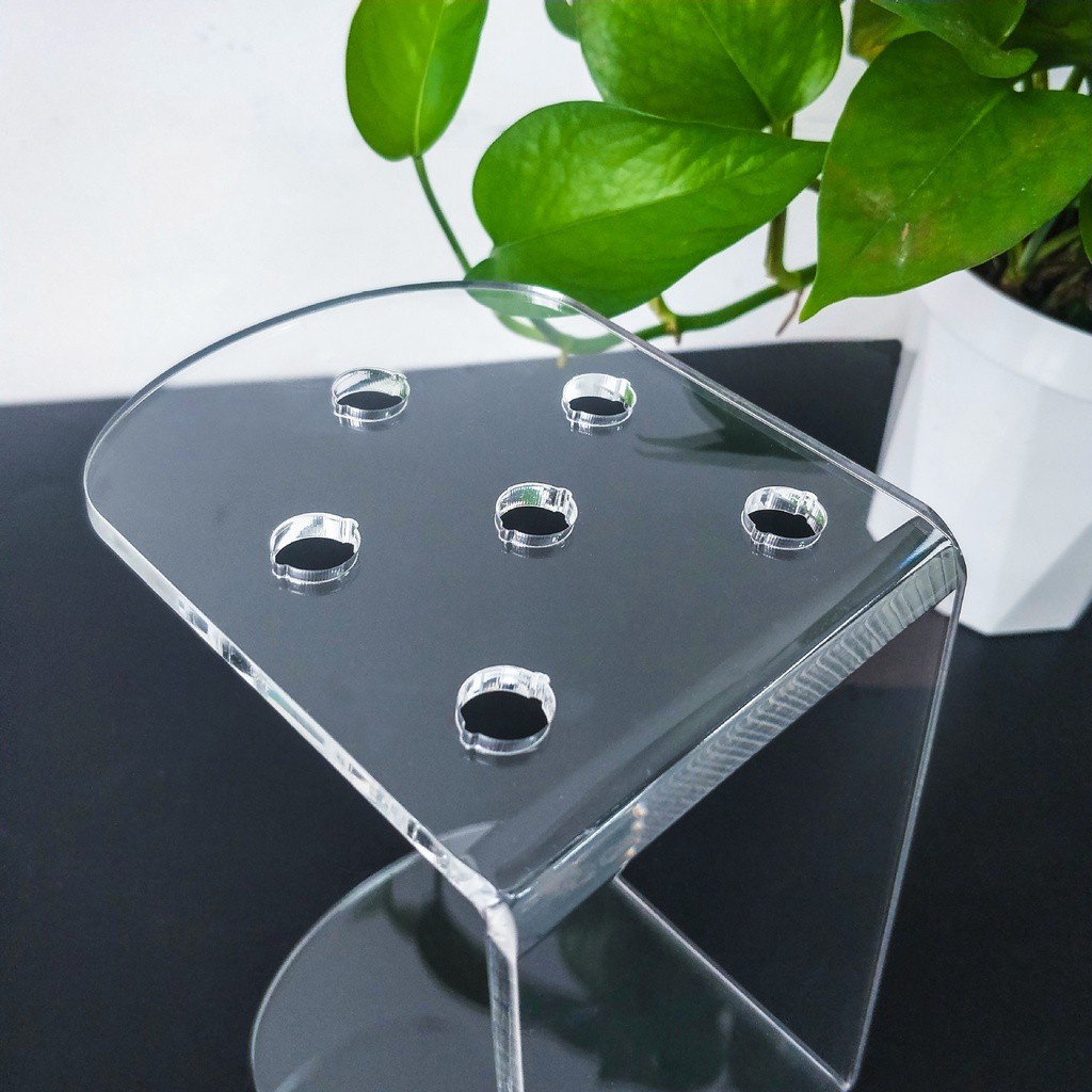 Ready Stock Quick Shipment#Acrylic Scissors Rack Transparent Socket ...