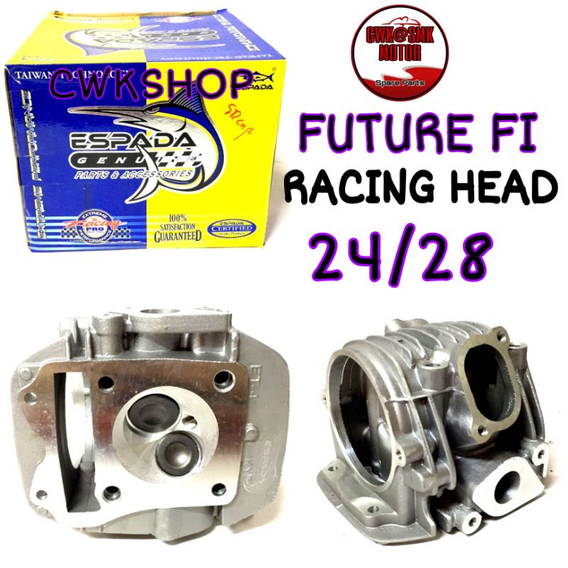 FUTURE125 FI/NON FI RACING HEAD 24/28 ESPADA | Shopee Malaysia
