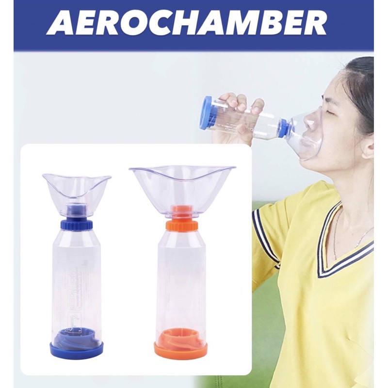 AEROCHAMBER CORONG ASMA for INHALER KIDS ADULT ASTHMA INHALER UBAT ...
