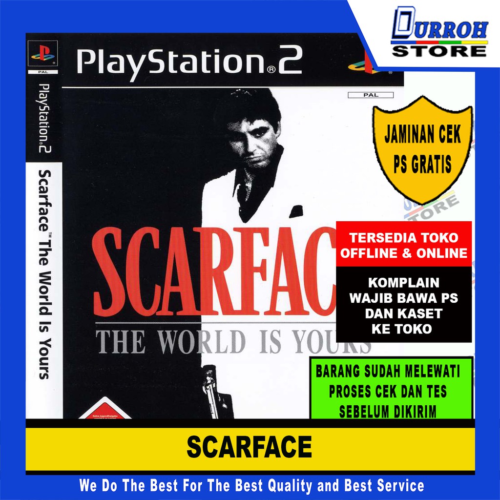 Ps2 / PS 2 SCARFACE GAME CASSETTE | Shopee Malaysia