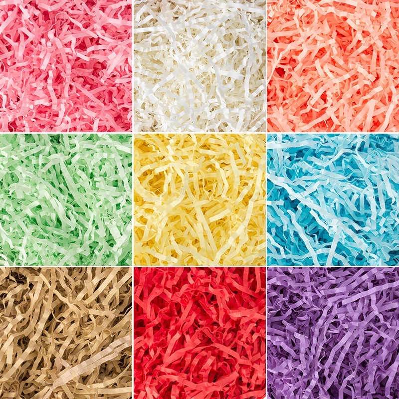 [READY STOCK] 100g Shredded Colored Paper (gift box filler) | Shopee ...