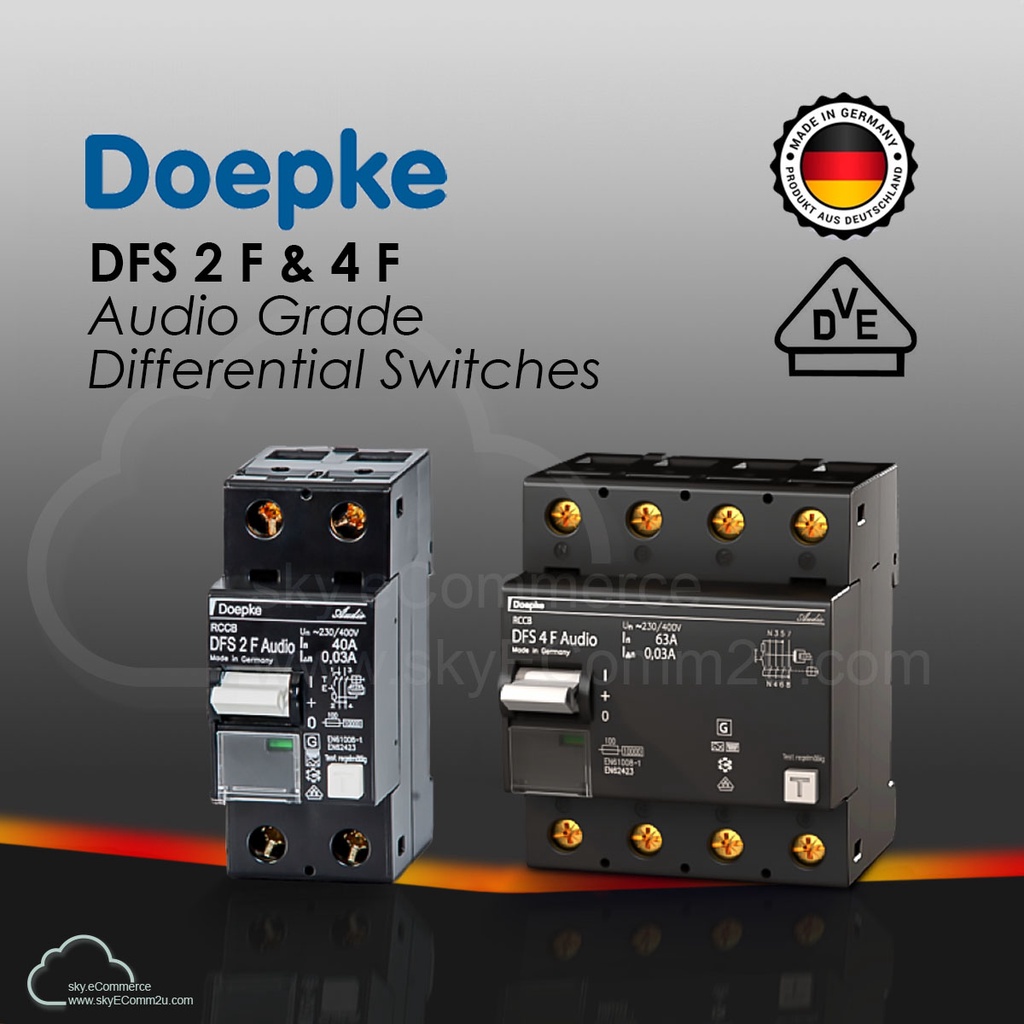 Doepke DFS 2 F & 4 F Audio Grade Differential Switches | Shopee Malaysia