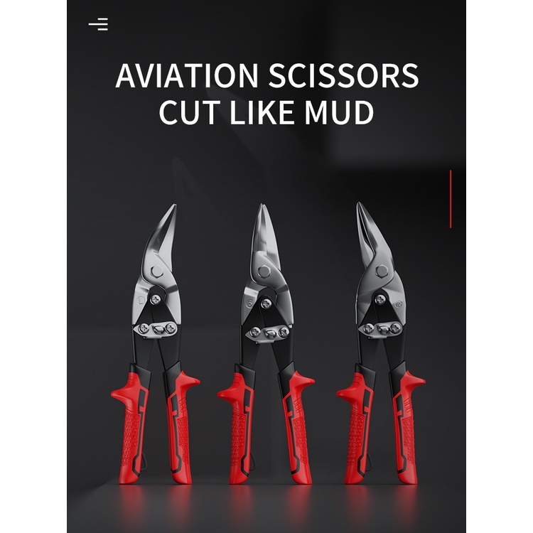 Delixi Multifunctional Metal Sheet Cutting Scissor Aviation Snip Cutter ...