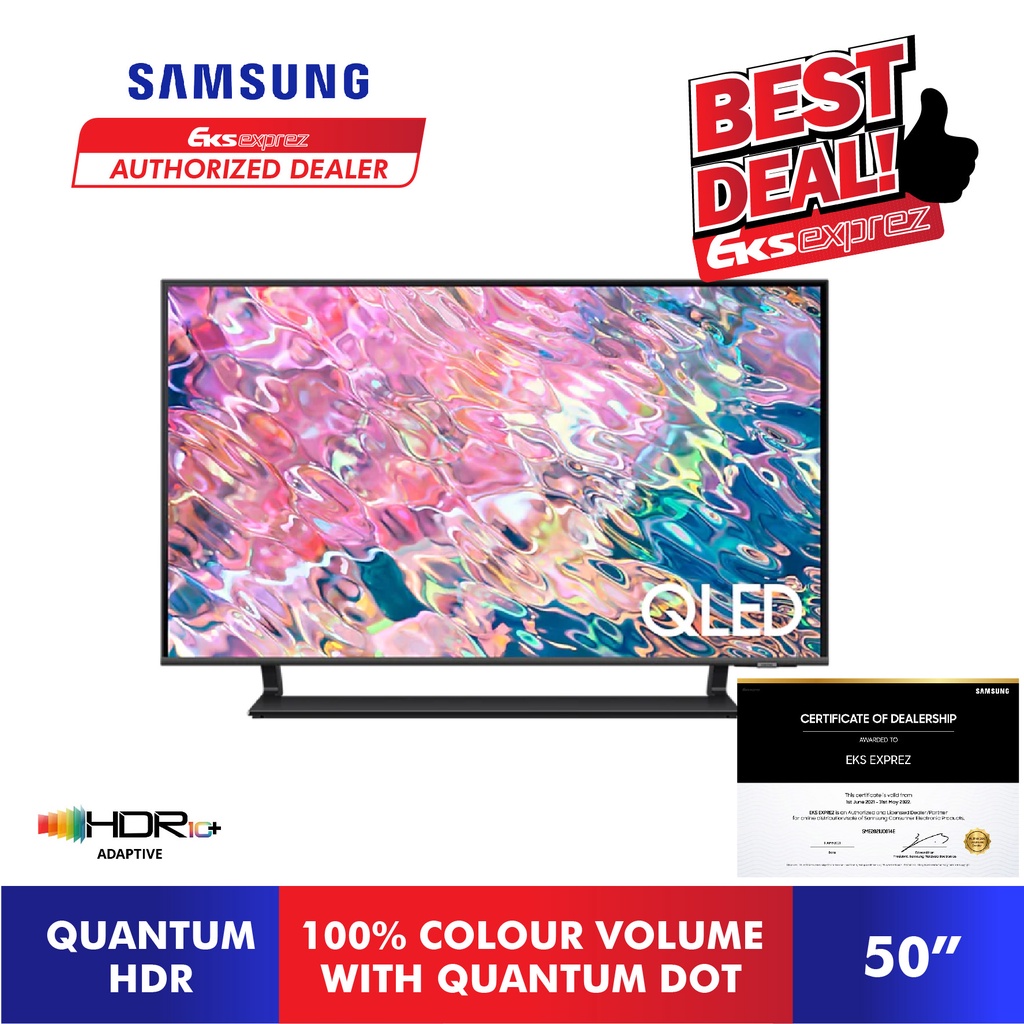 [FREE SHIPPING] QA50Q65BAKXXM Samsung Q65B QLED 4K Smart TV (50 ...