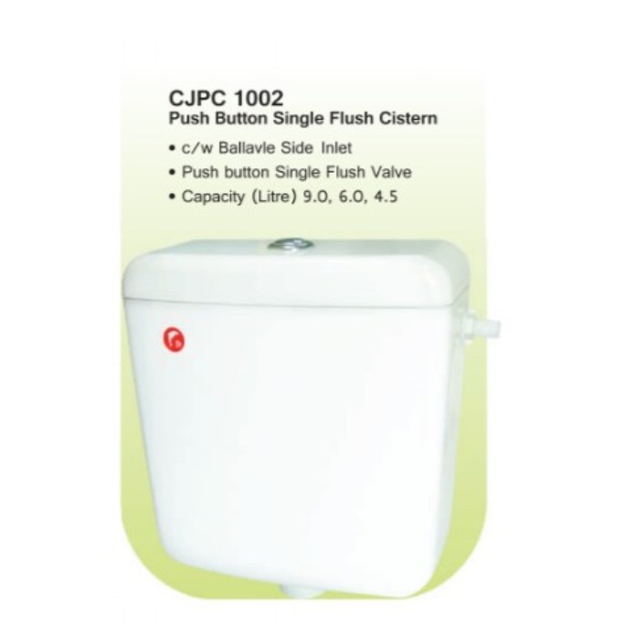 0002 1 Set Fish Brand CISTERN PLASTIC TOILET TANK WHITE / Tanki Air ...