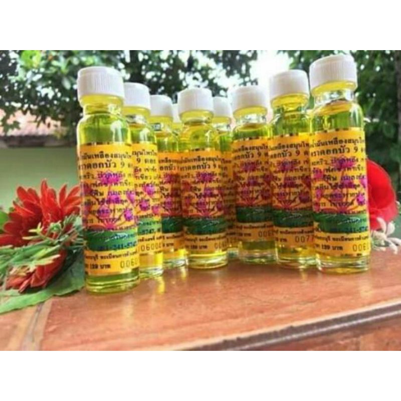🌸🌸Minyak Angin Kuning Cap Bunga Teratai 9 Original 💯% Thailand ...