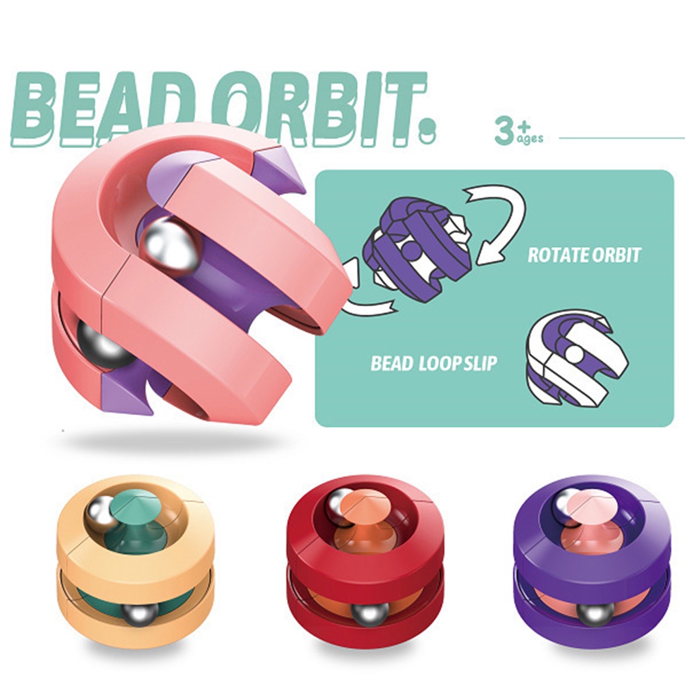Bead Orbit Game Finger Spinner Anti-stress Delicate Craft Plastic Bead ...