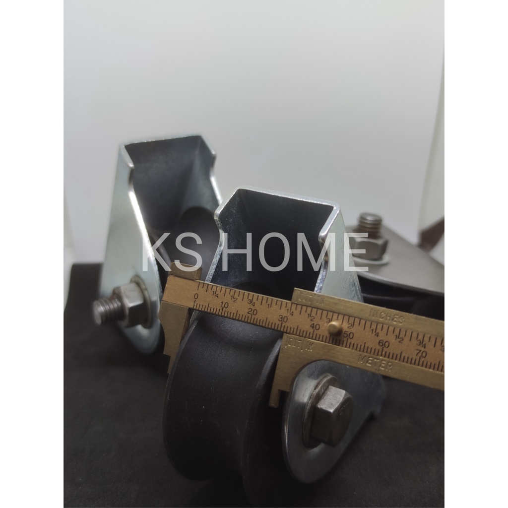 3" RIGID BEARING ROLLER HEAVY DUTY METAL GATE PIPE BEARING ROLLER WITH ...