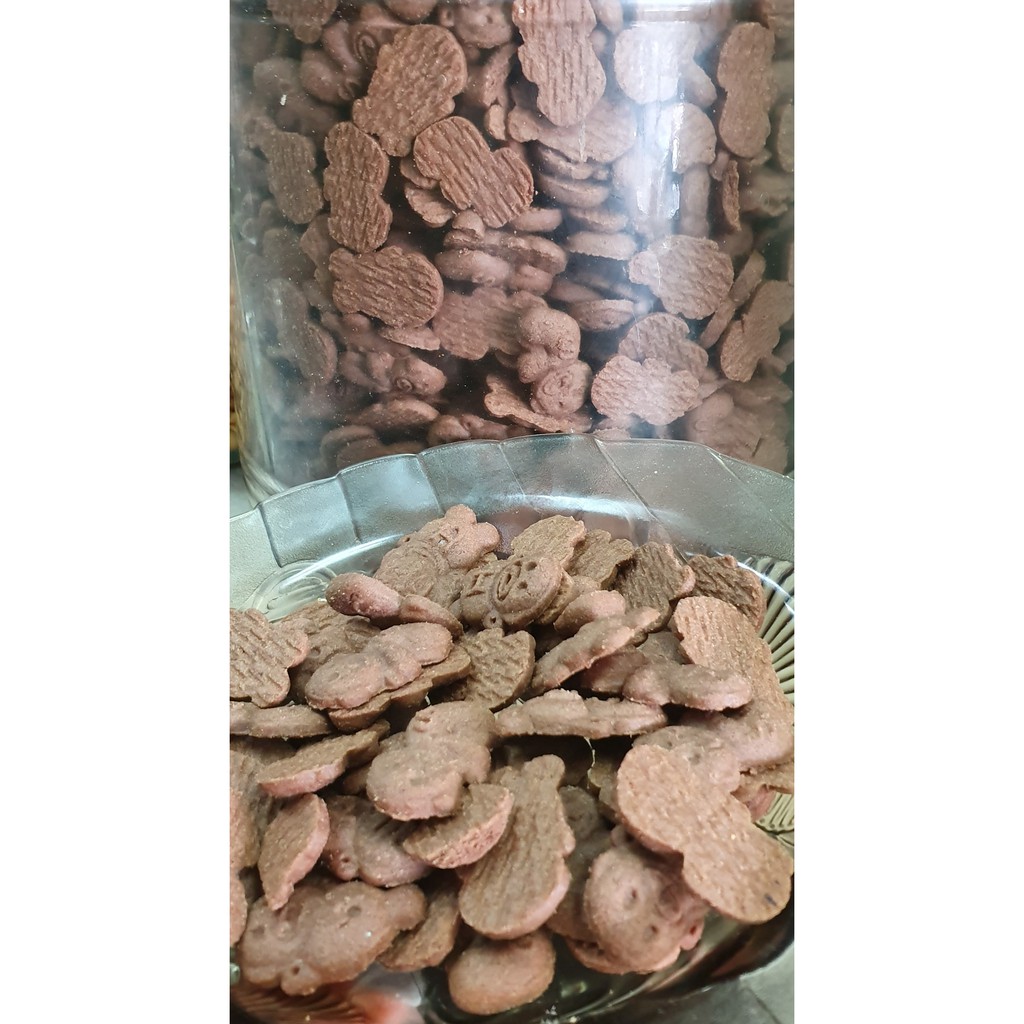 Chocolate Teddy Biscuit (300g-500g) | Shopee Malaysia