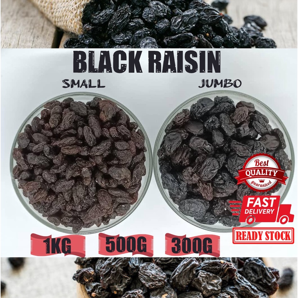 [500G] BLACK RAISIN JUMBO @ SMALL | Shopee Malaysia