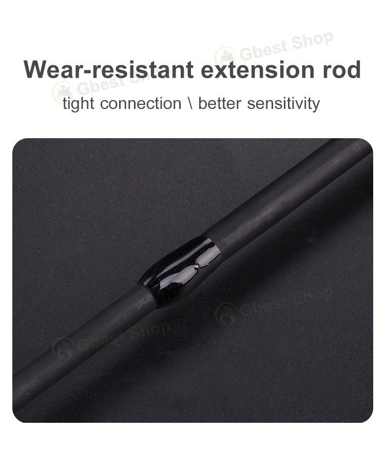 1.8M/2.1M/2.4M Fishing Rod stick spinning solid carbon fiber Casting ...