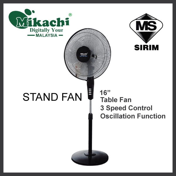 MIKACHI 16” STAND FAN SF1-40A | Shopee Malaysia