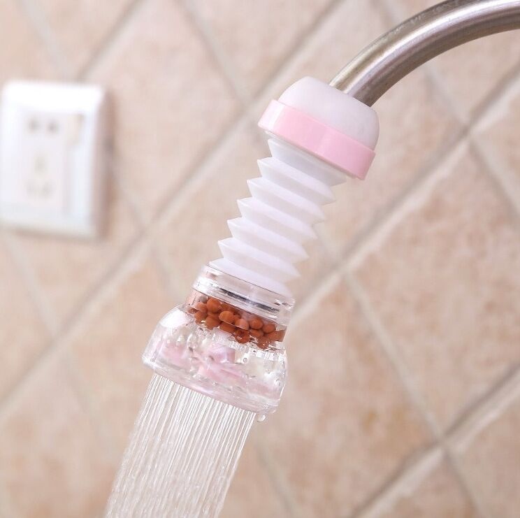 360 Rotate Water Tap Extender Filtering Shower Head Kitchen Anti Splash ...