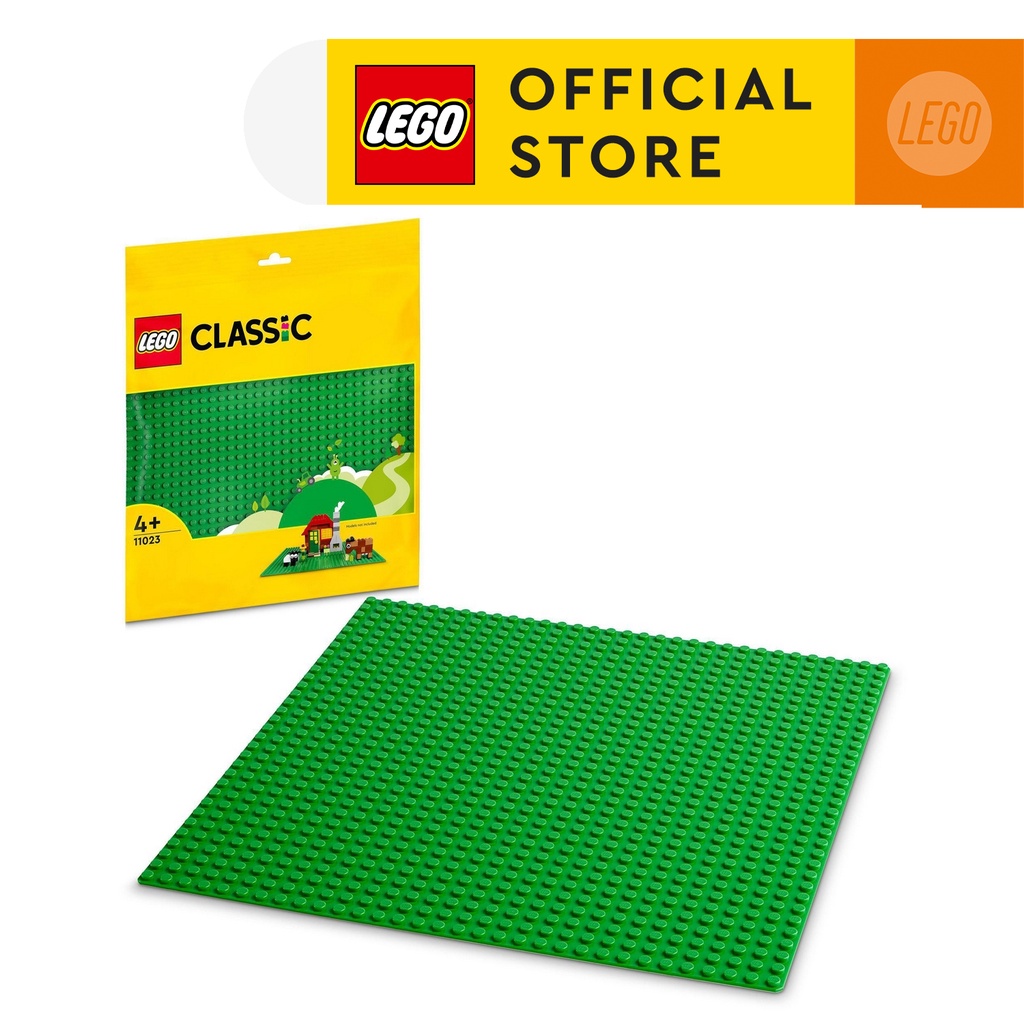 LEGO Classic Green Baseplate 11023 Building Kit for Kids (1 Piece ...