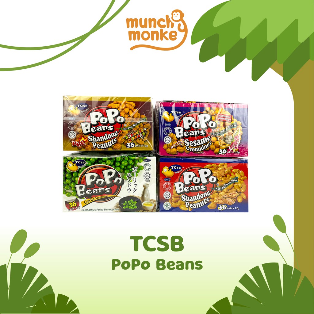 TCSB Popo Beans Garlic Green Peas/ Shandong Peanut/ Shandong Peanut BBQ ...