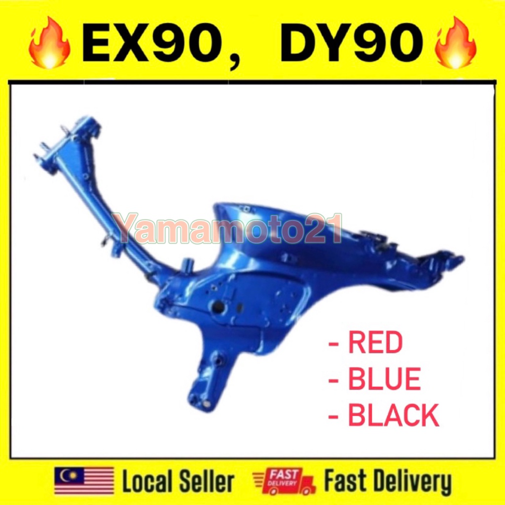 DEMAK EX90 AVETA DY90 BODY FRAME (BLACK/BLUE/RED) CHASIS JERSEY CASING ...