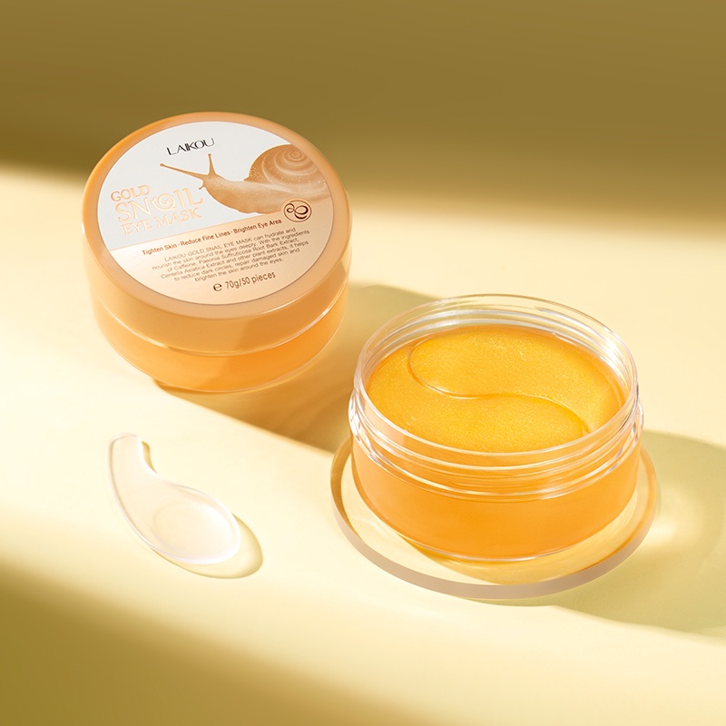 LAIKOU Gold Snail Eye Mask Remove Wrinkle Dark Circle Anti-aging (50 ...