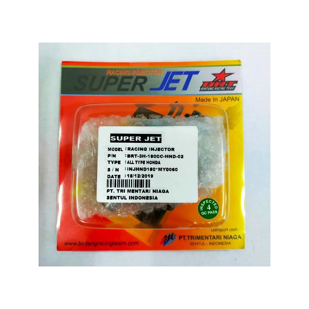 HONDA RS150 / RSX 150 / W110 FI BRT RACING SUPER JET INJECTOR [180CC 3 HOLES/ 200CC 4 HOLES ...