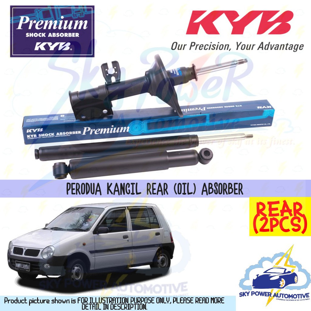 PERODUA KANCIL (X485) KAYABA (KYB) PREMIUM OIL SHOCK ABSORBER (REAR ...