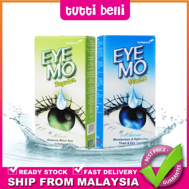 EYEMO Regular / Moist 7.5ml Eye Drop Irritation Relieve | Shopee Malaysia