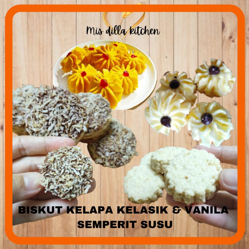[Kuih Raya 2022] Homemade Biskut Kelapa Kelasik Dengan Vanilla ...