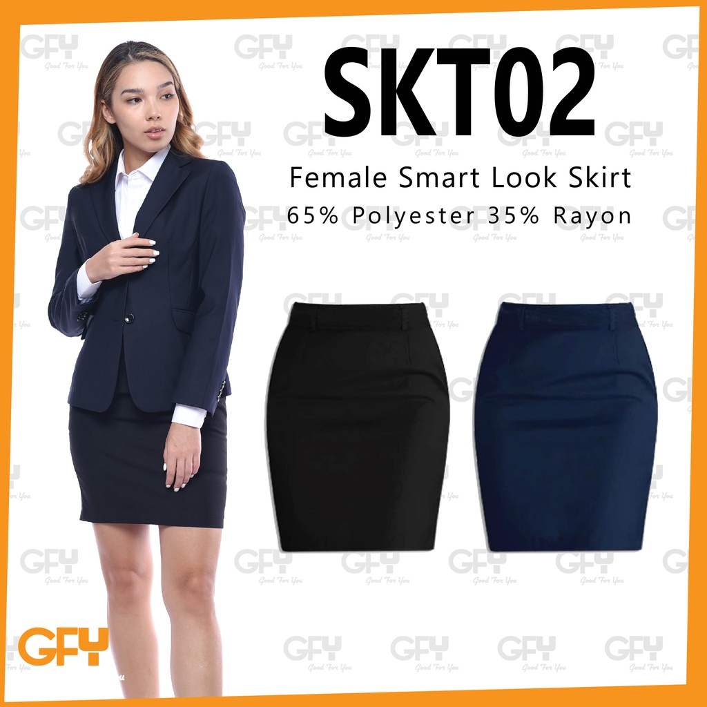 Ultifresh SKT02 Female Short Skirt For Corporate Office Formal Smart ...